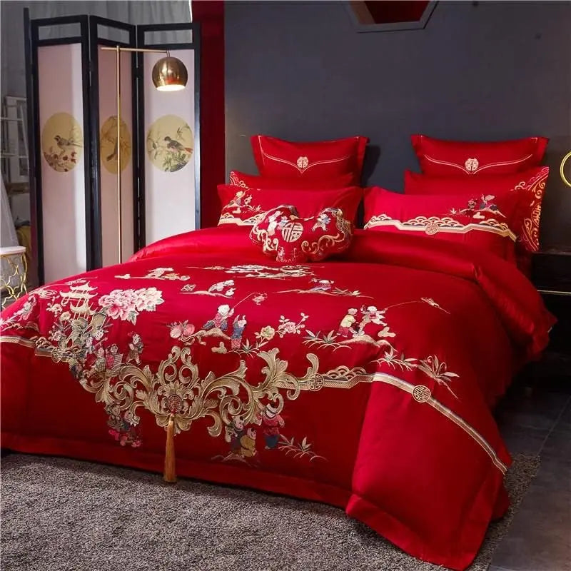 Revitalize Your Bedroom with a Stunning Red Duvet Cover | UK – DTEX HOMES