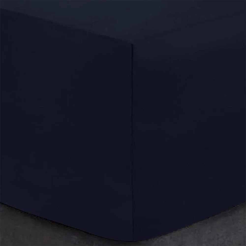 Buy Luxury Extra Deep Fitted Navy Blue bed Sheets - 16"/40CM – DTEX HOMES